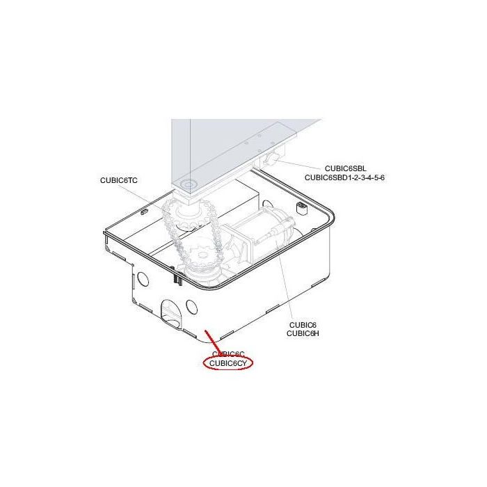 Caisse de fondation inox pour CUBIC DITEC - Domo Confort