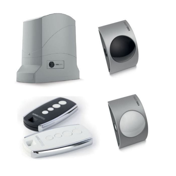 Kit de motorisation DYNAMOS 24/600 portail coulissant 600Kg moteur 24V ...