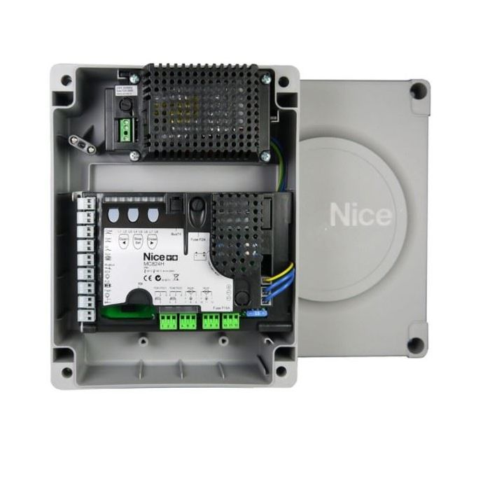 Armoire de commande 1 ou 2 Moteurs 24V pour Battant Blue bus IP55 NICE - Domo Confort