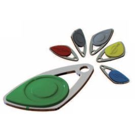 Badge électronique inox couleur Bleu Intratone - Domo Confort